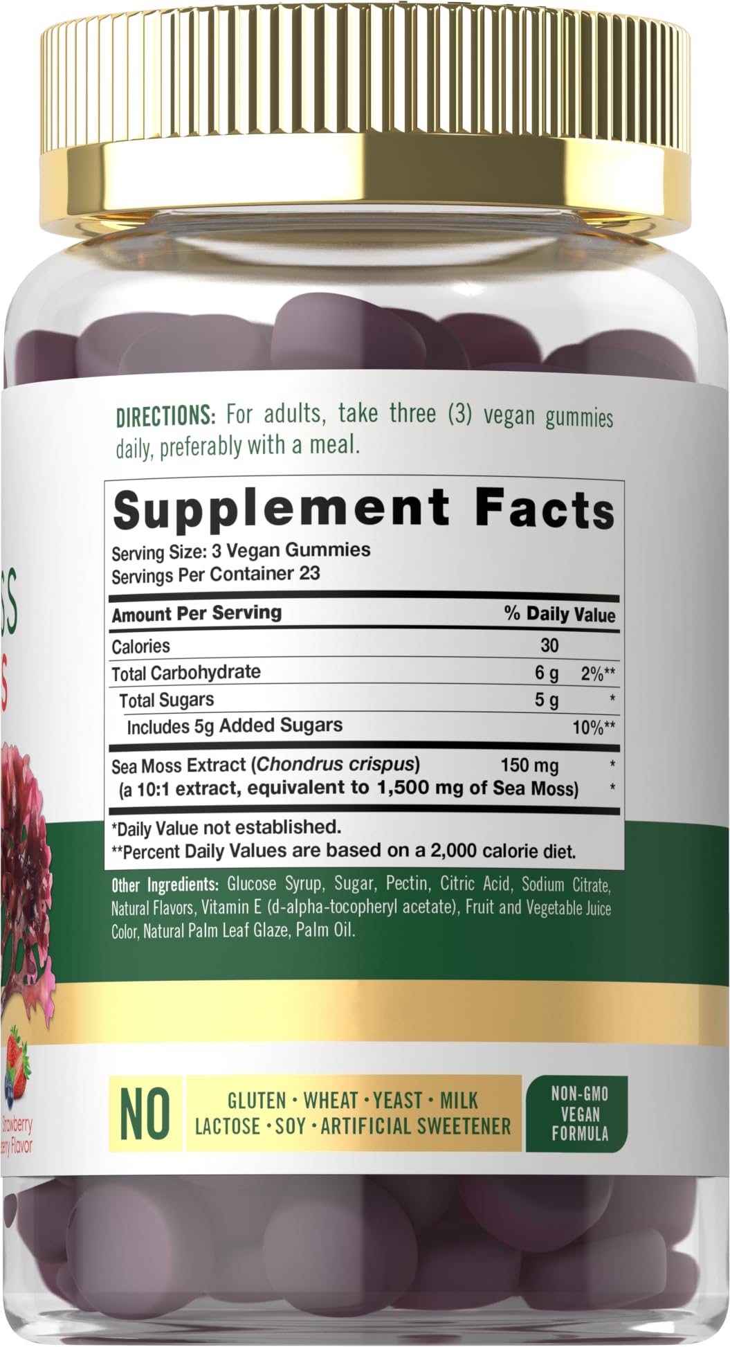 Non-GMO sea moss gummies Canada