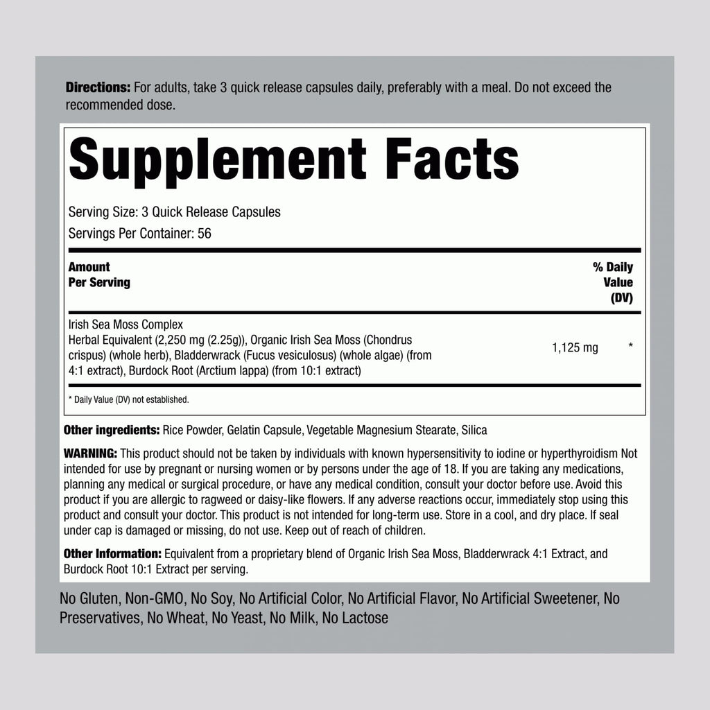 non-GMO sea moss health benefits