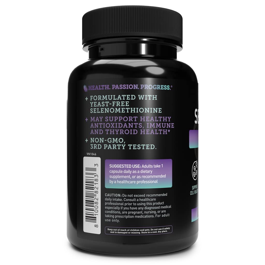 Non-GMO selenium capsules for wellness