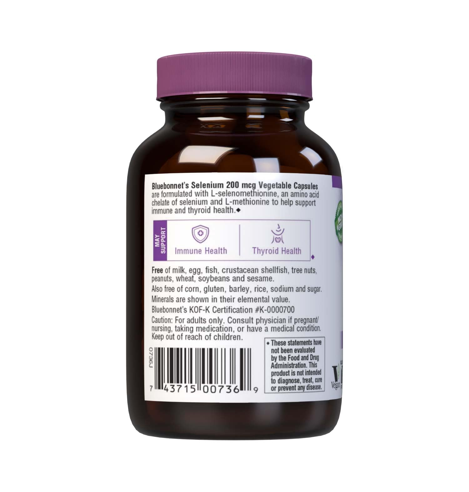 Non-GMO selenium for daily nutrition