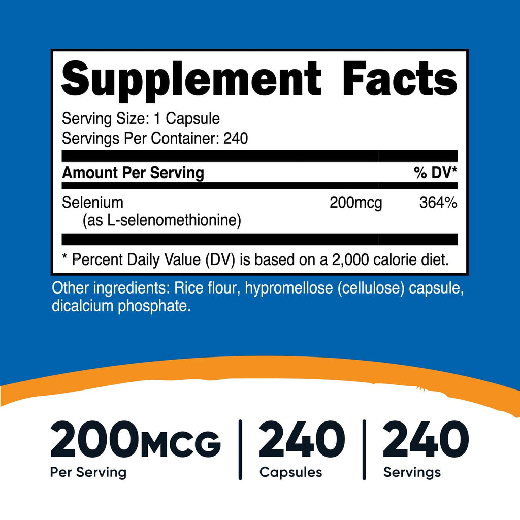 Non-GMO selenium for daily nutrition