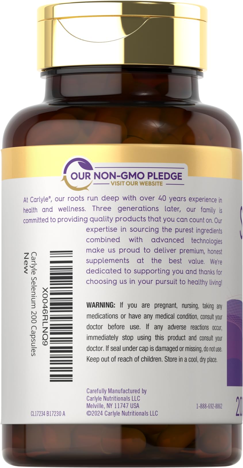 Non-GMO selenium for natural support