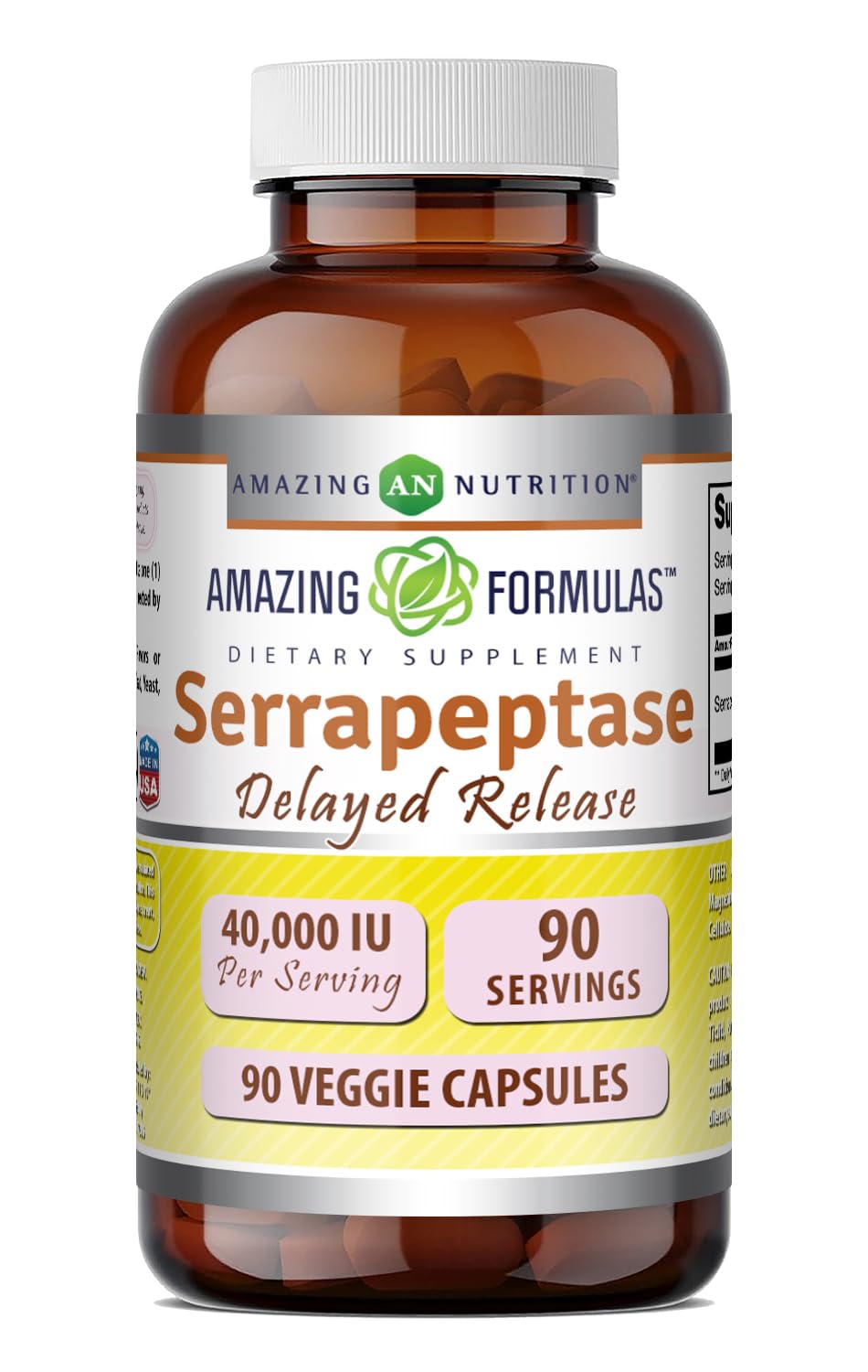 Non-GMO Serrapeptase supplement benefits