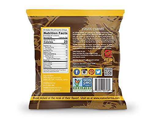 non-GMO shiitake mushroom chips