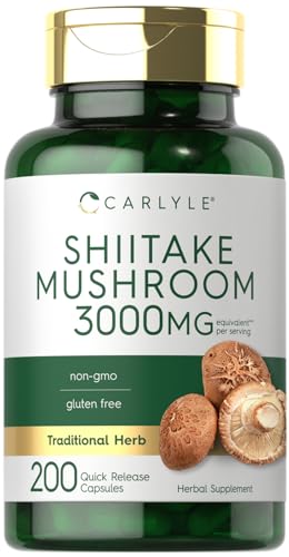 Non-GMO shiitake mushroom supplement