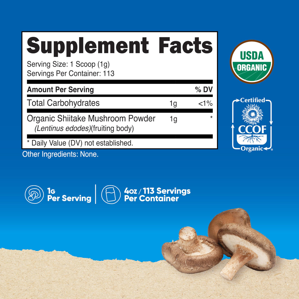 non-GMO shiitake powder for cooking