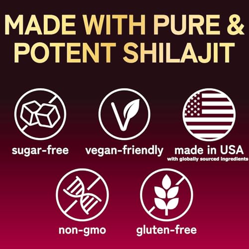 non-GMO shilajit gummies for men and women