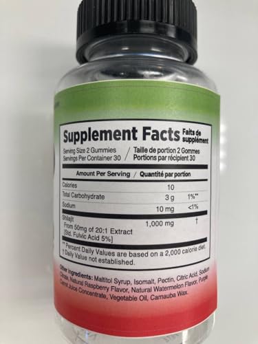 non-GMO shilajit gummies for vitality