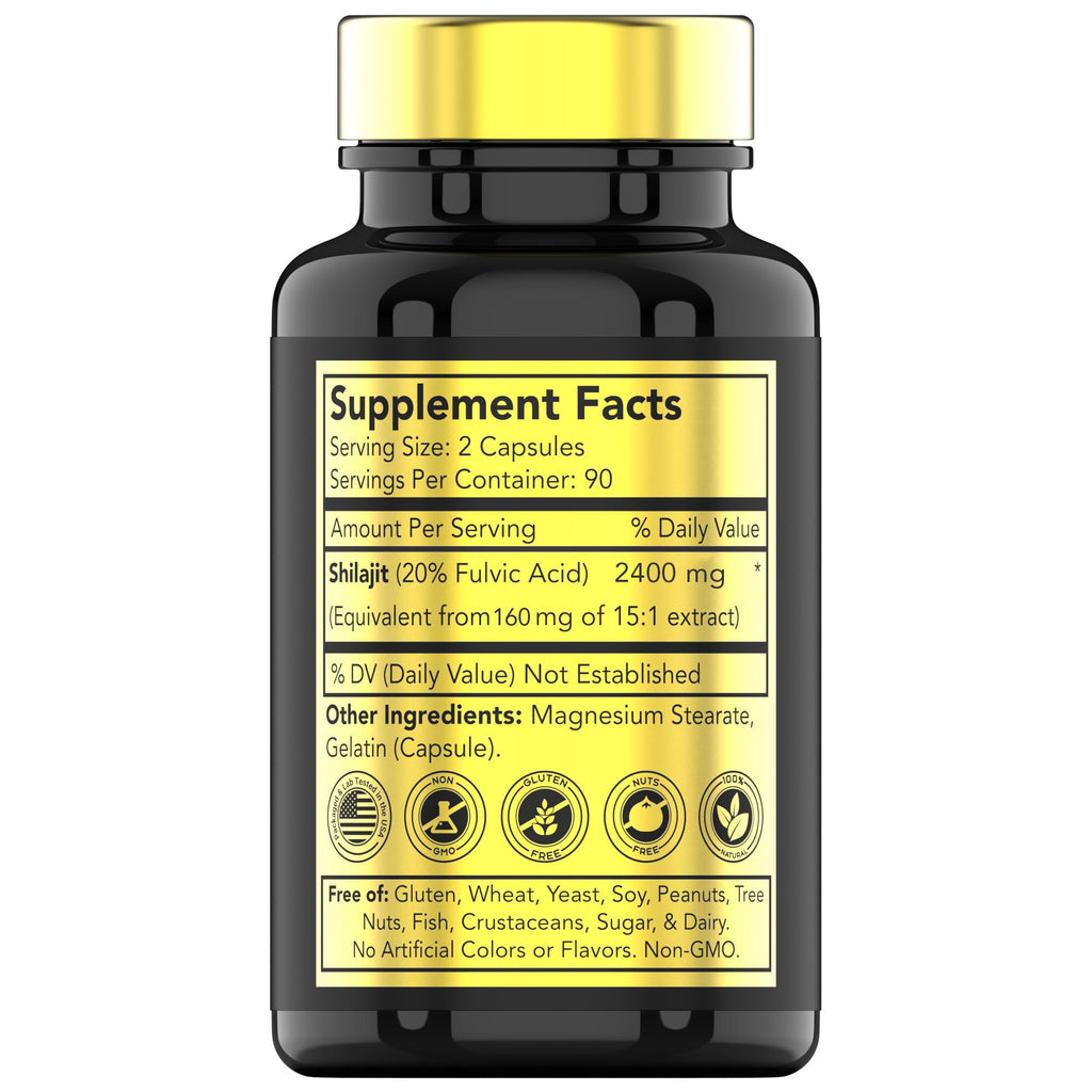 non-GMO shilajit supplement for wellness