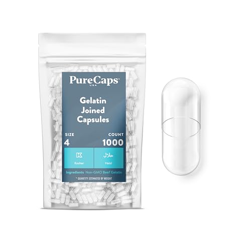 non-GMO size 4 capsules for supplements