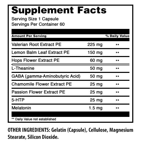 non-GMO sleep aid formula