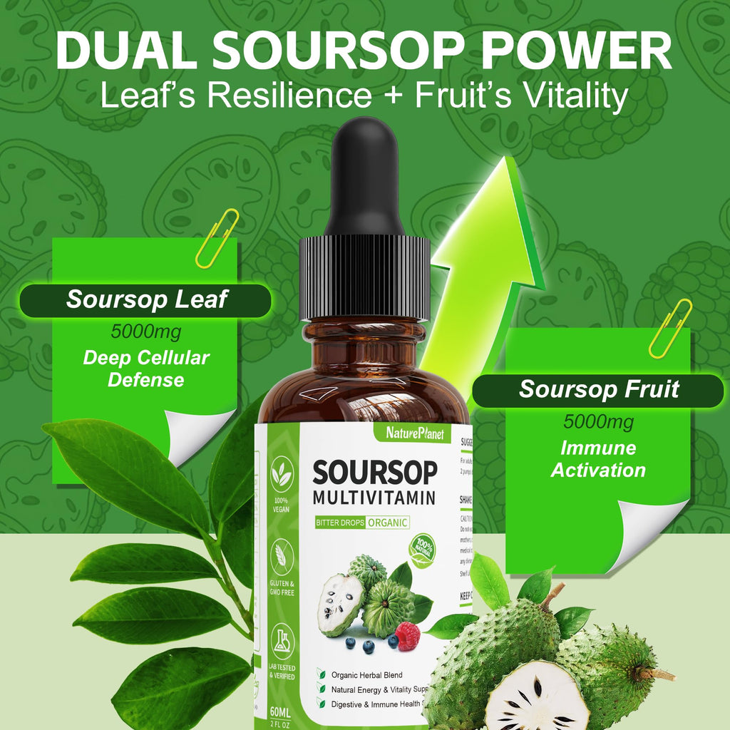 non-GMO soursop bitters for vitality