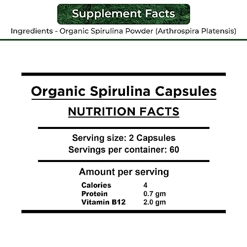non-GMO spirulina capsules benefits