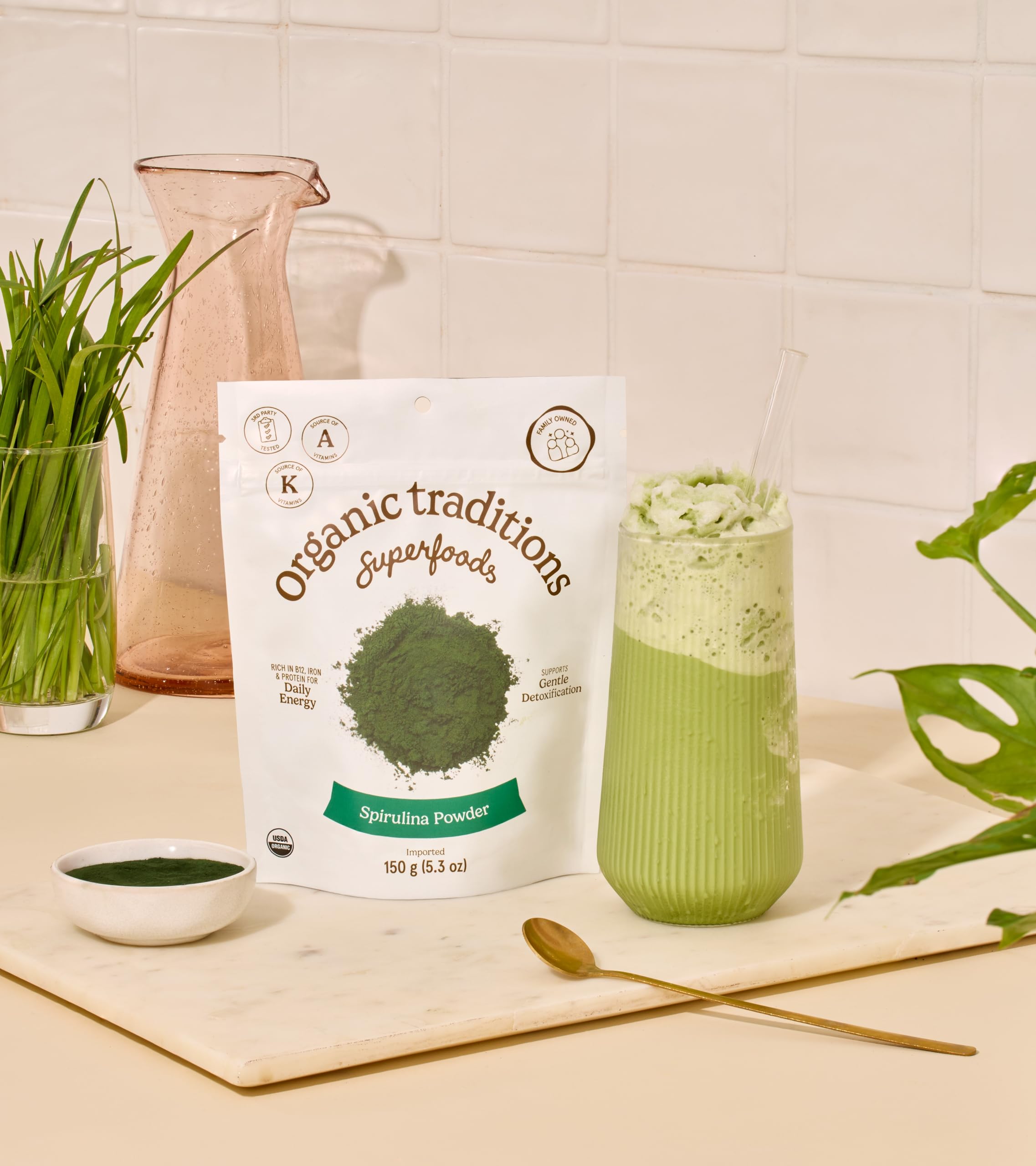non-GMO spirulina for clean nutrition