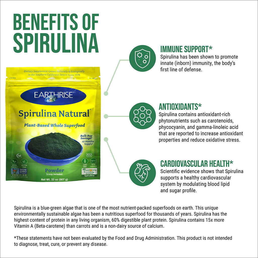 non-GMO spirulina for clean nutrition