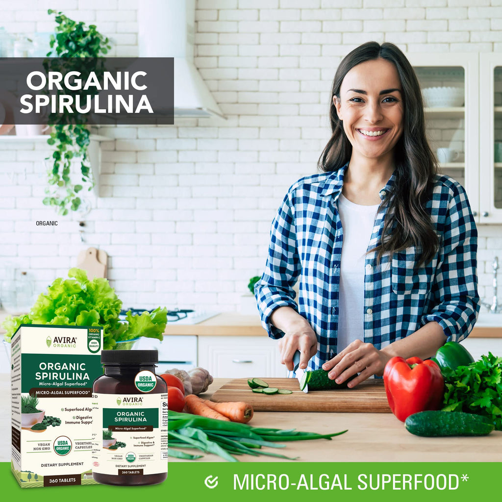 Non-GMO spirulina for health