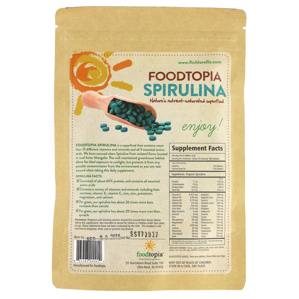 non-GMO spirulina for healthy lifestyle