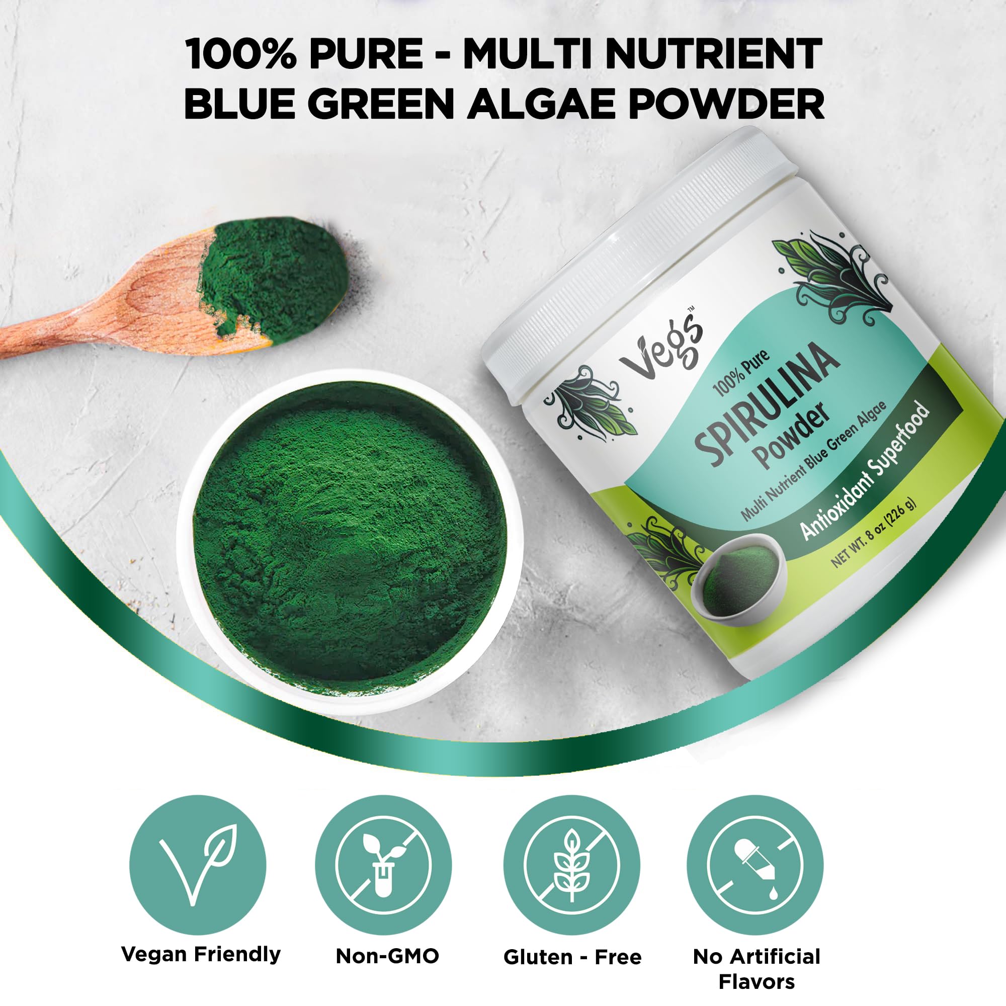 non-GMO spirulina for healthy living
