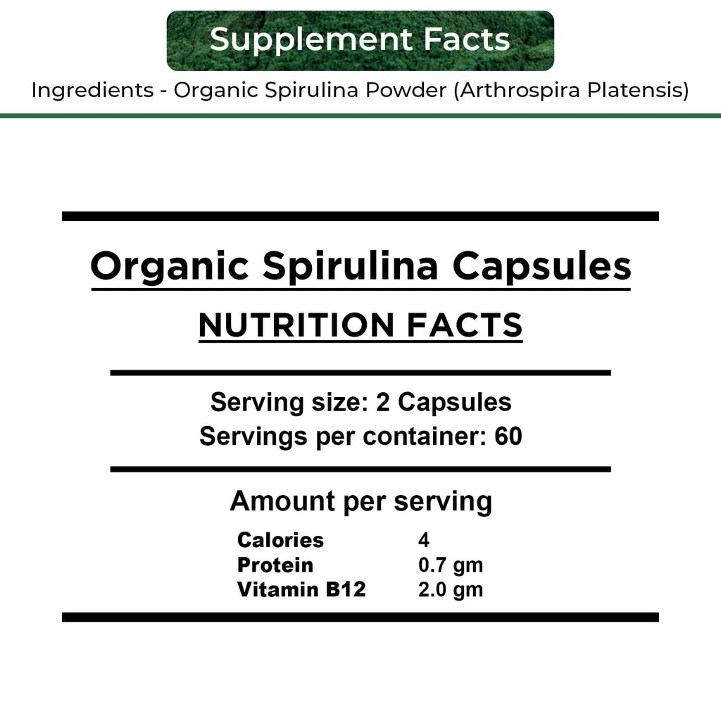 non-GMO spirulina for natural energy