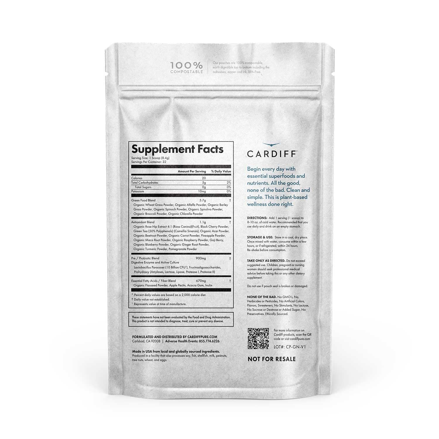 non-GMO spirulina health supplement