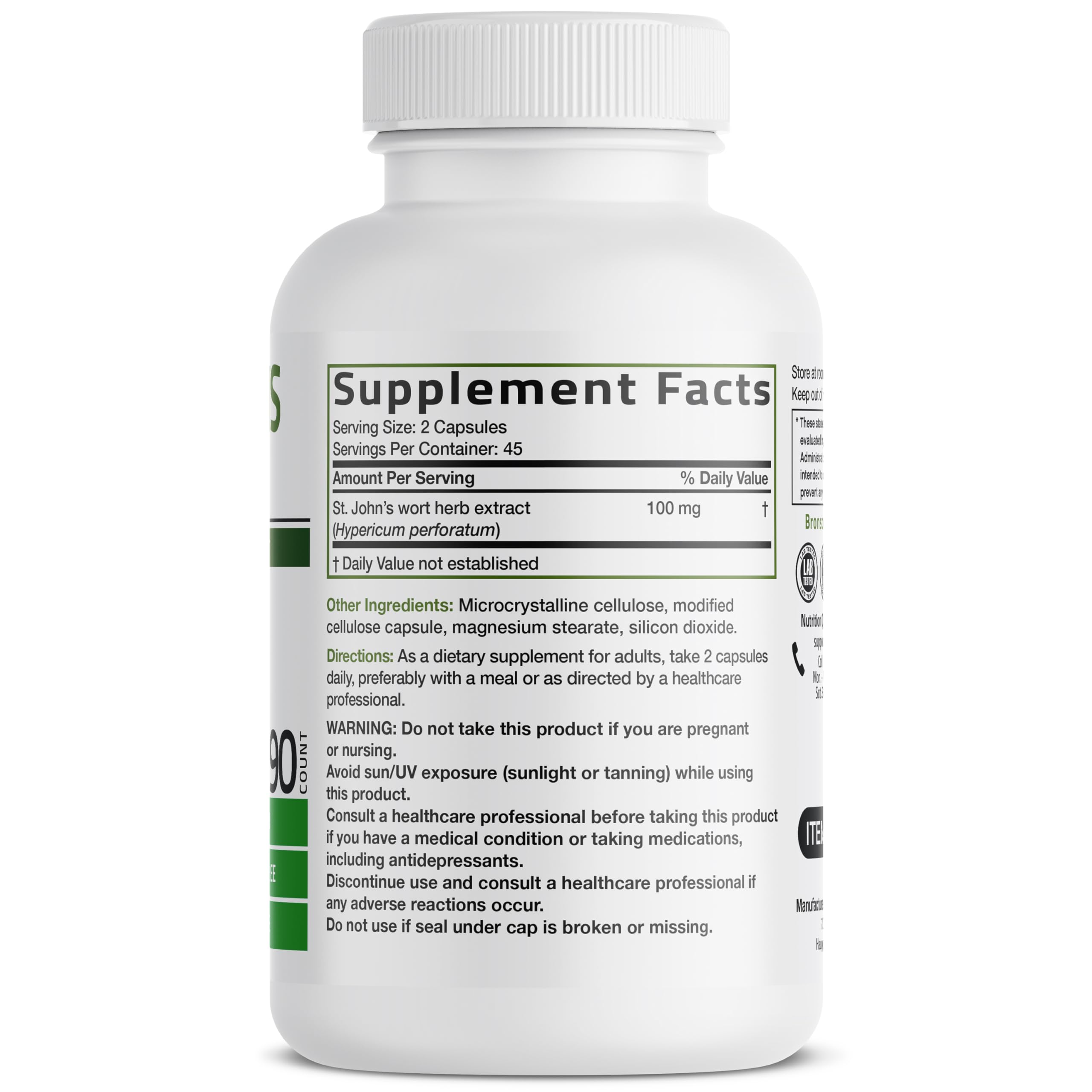 non-GMO st. john's wort benefits