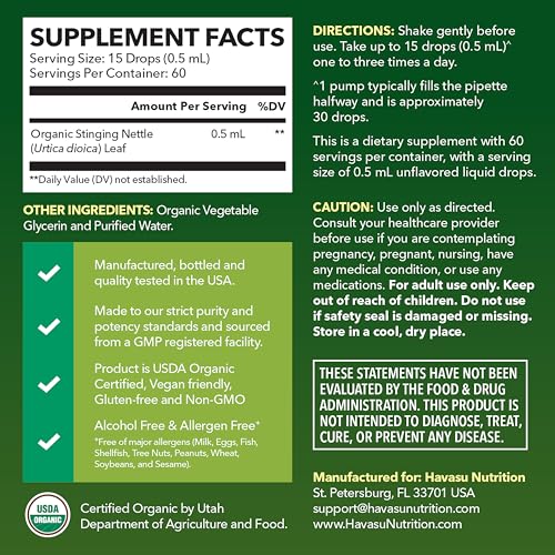 non-GMO stinging nettle extract benefits