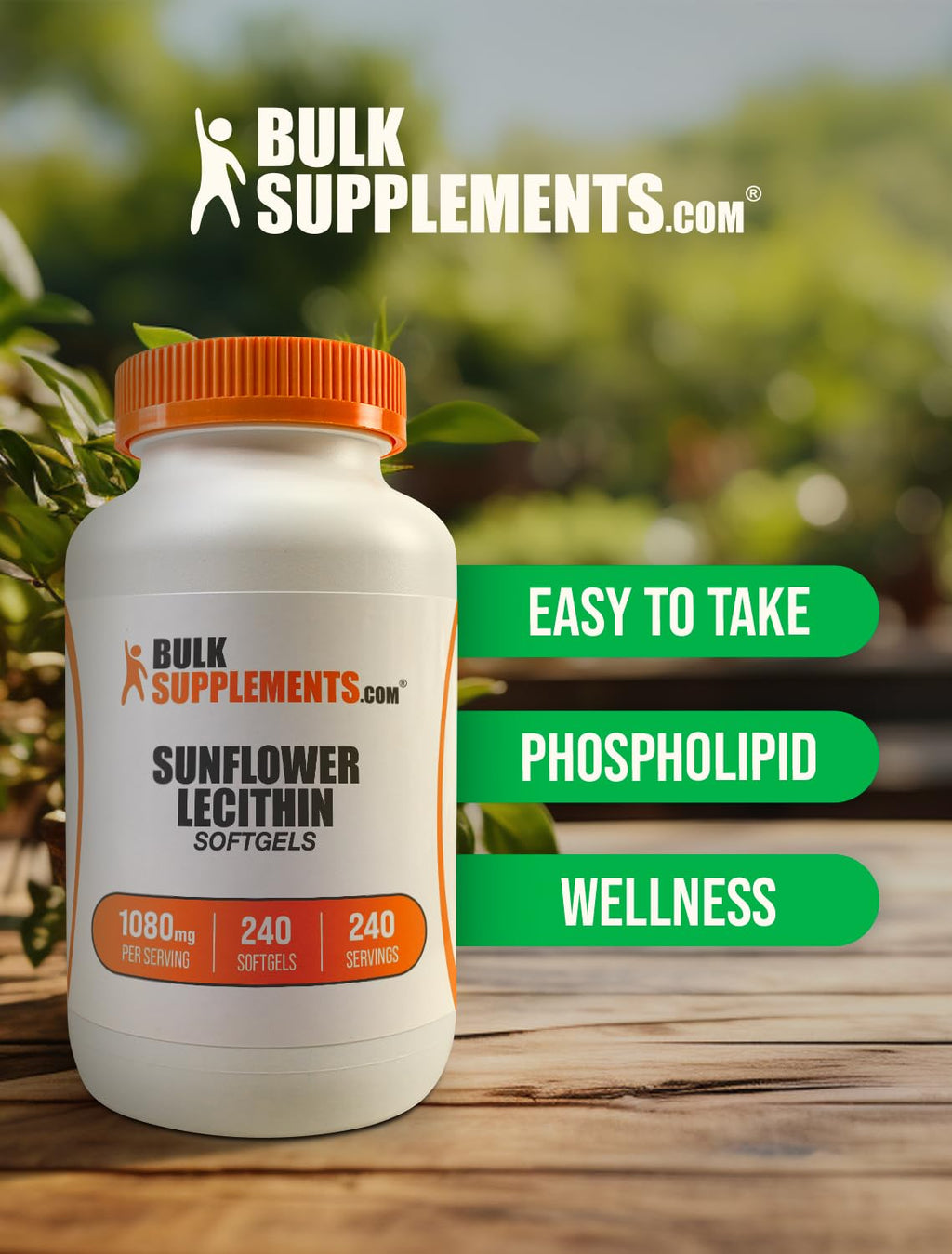 non-GMO sunflower lecithin capsules