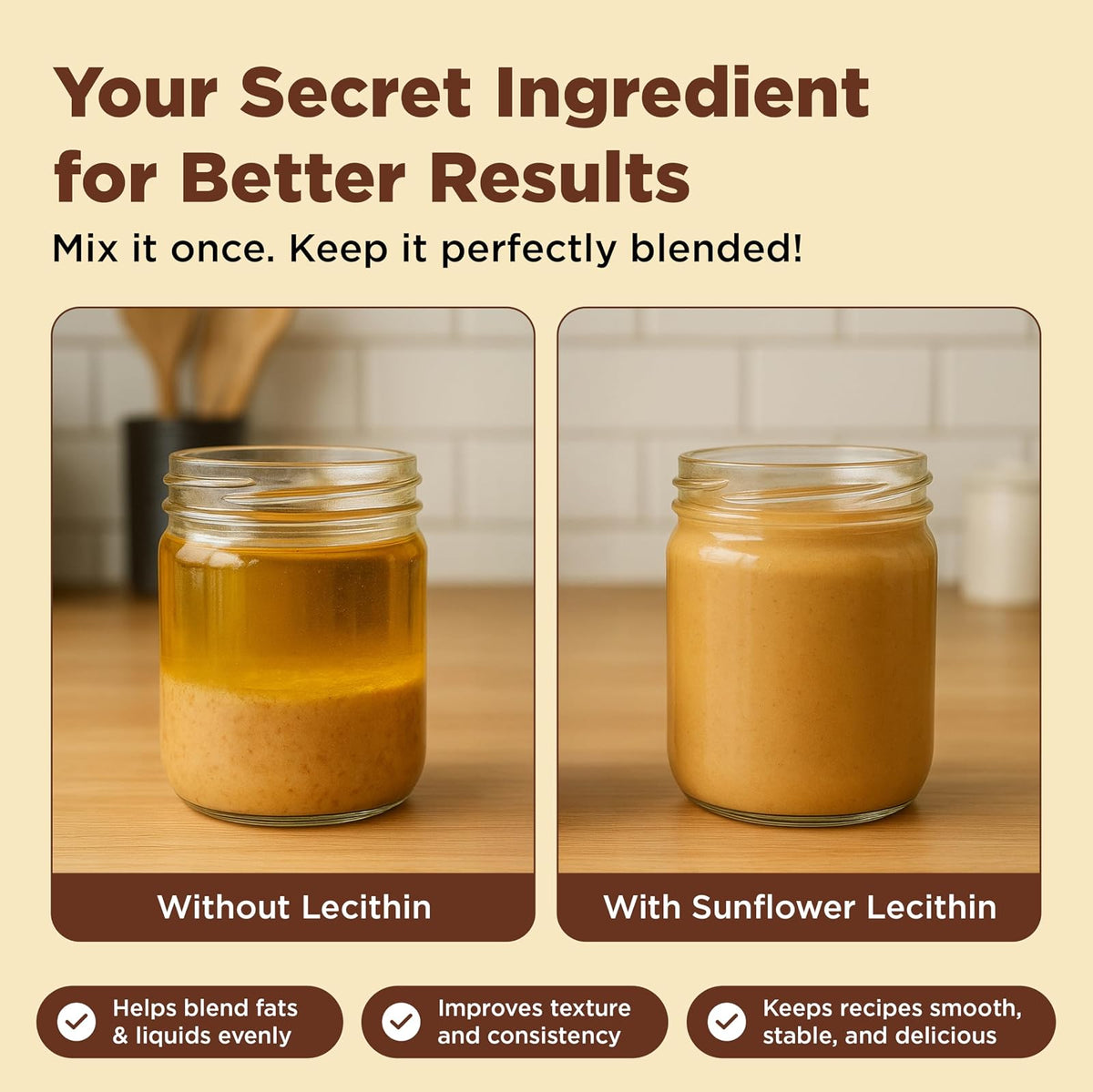 Non-GMO sunflower lecithin powder nutrition