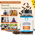 Non-GMO sunflower lecithin supplement