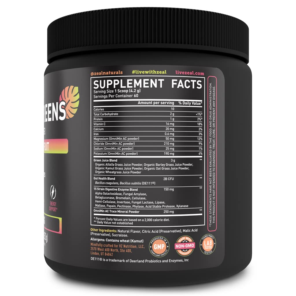 non-GMO super greens powder