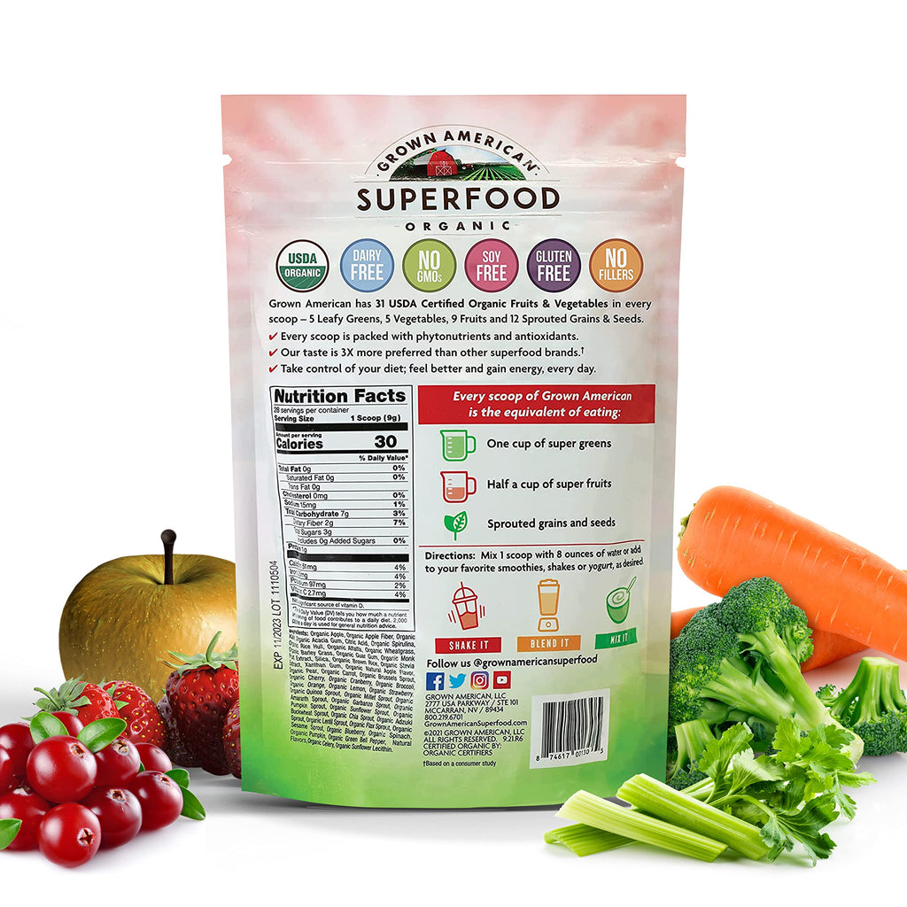 non-GMO superfood for performance