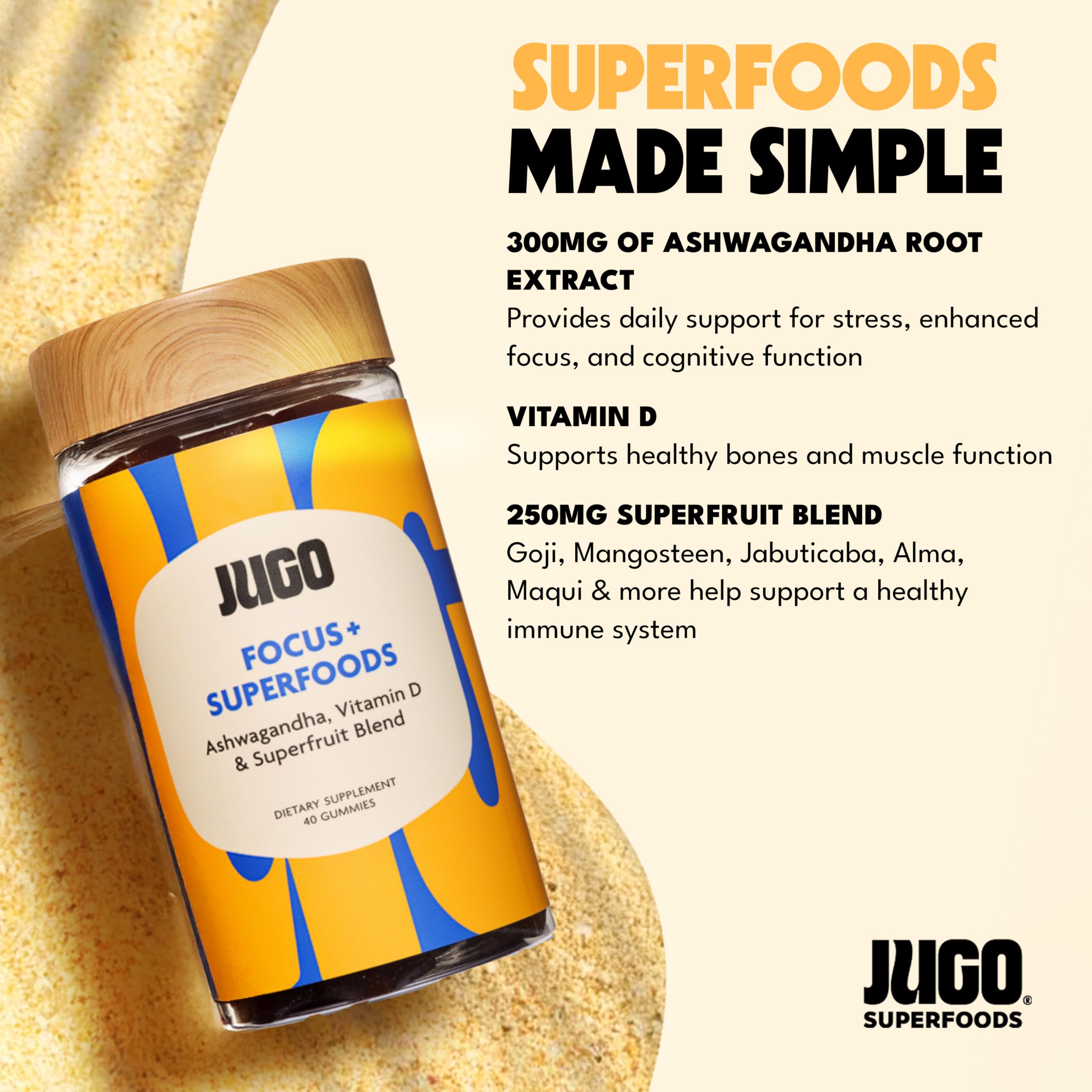 Non-GMO superfruit blend gummies