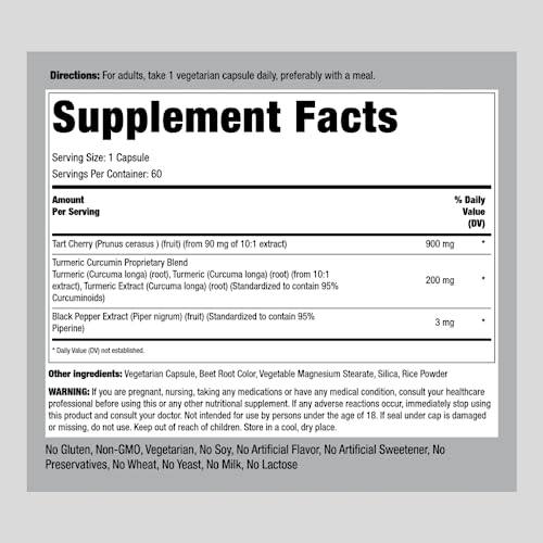 non-GMO tart cherry capsules