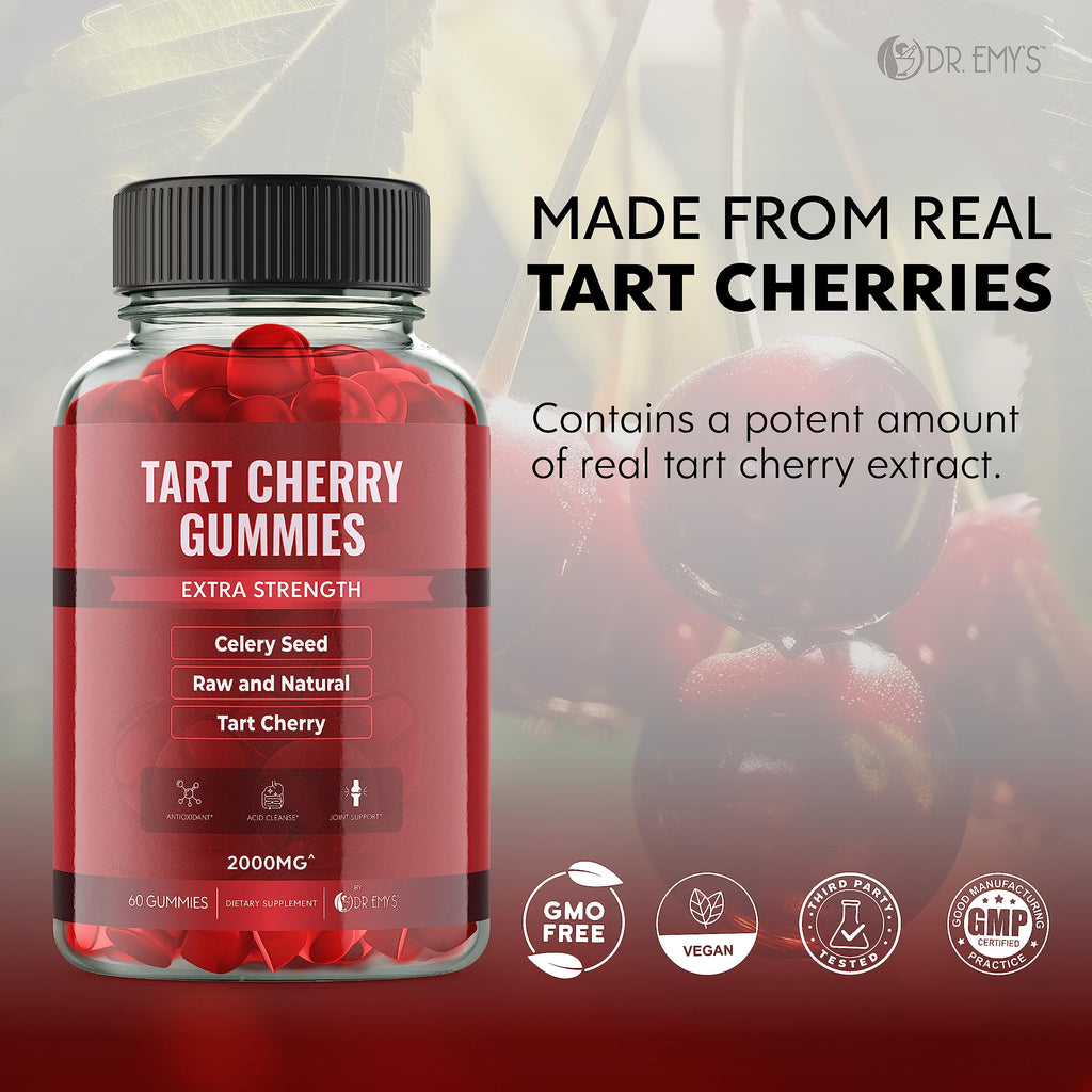 non-GMO tart cherry extract gummies