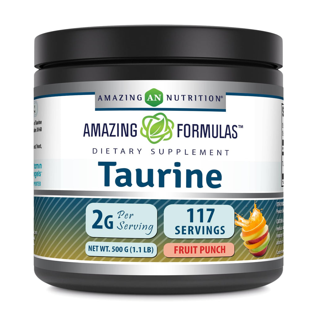 Non-GMO taurine supplement for energy