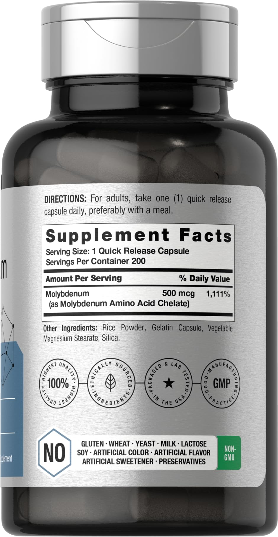 Non-GMO trace minerals for daily nutrition