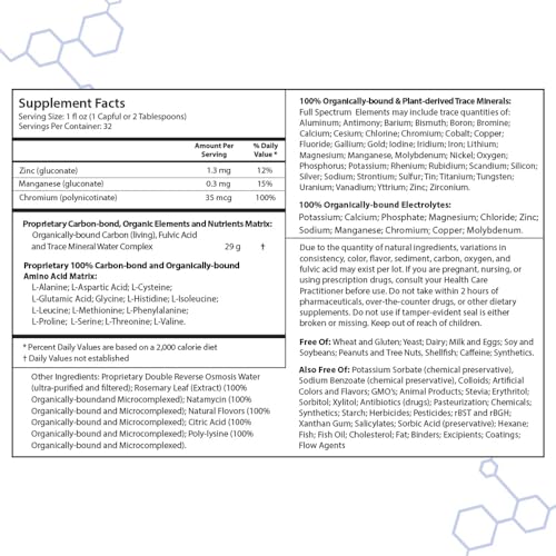 non-GMO trace minerals for vitality