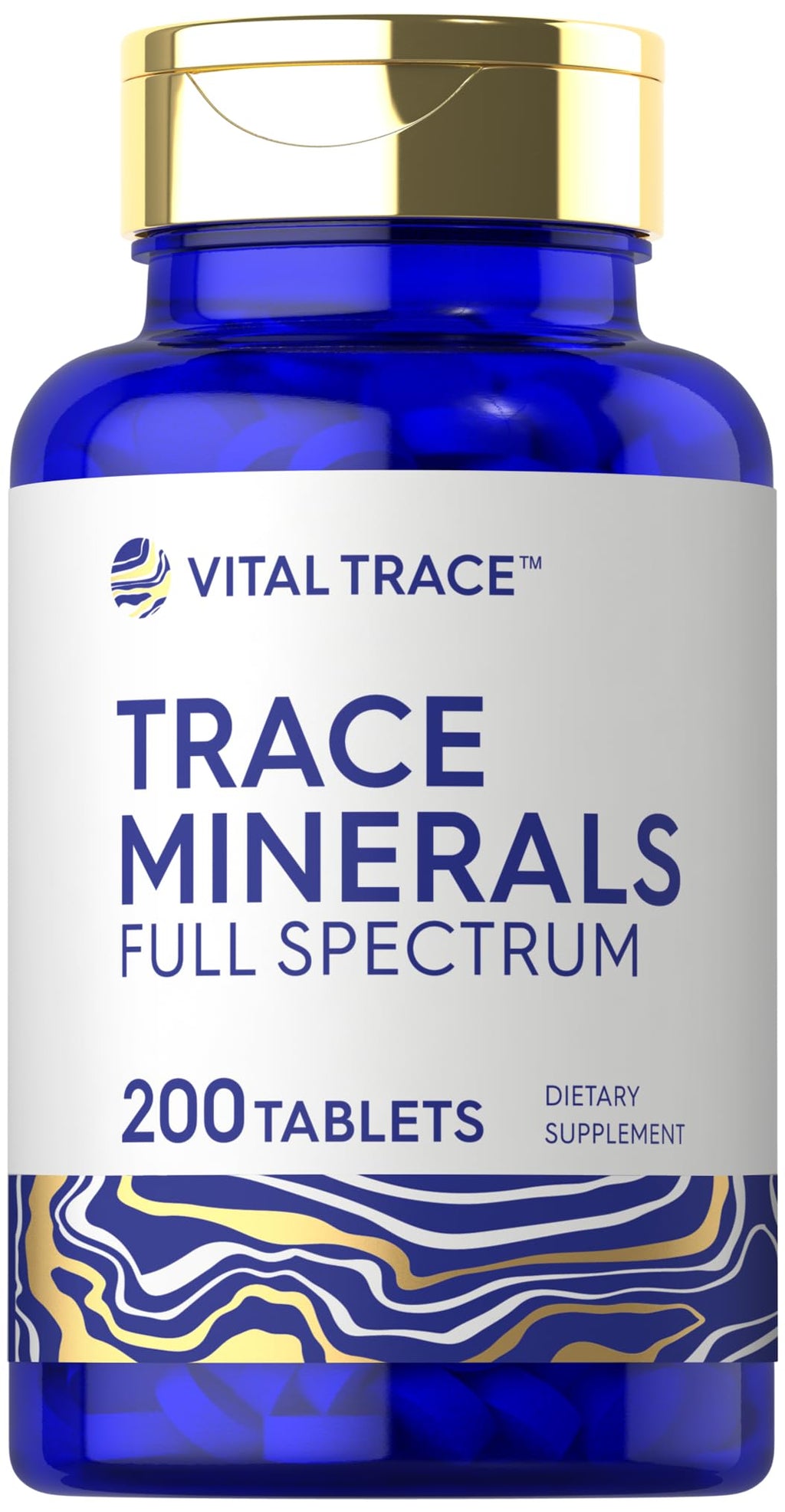 Non-GMO trace minerals supplement tablets