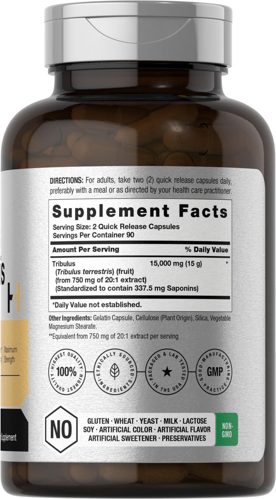 non-GMO tribulus supplement for health