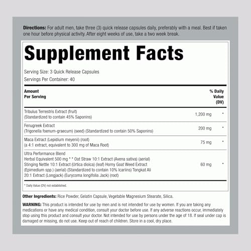 non-GMO tribulus terrestris capsules