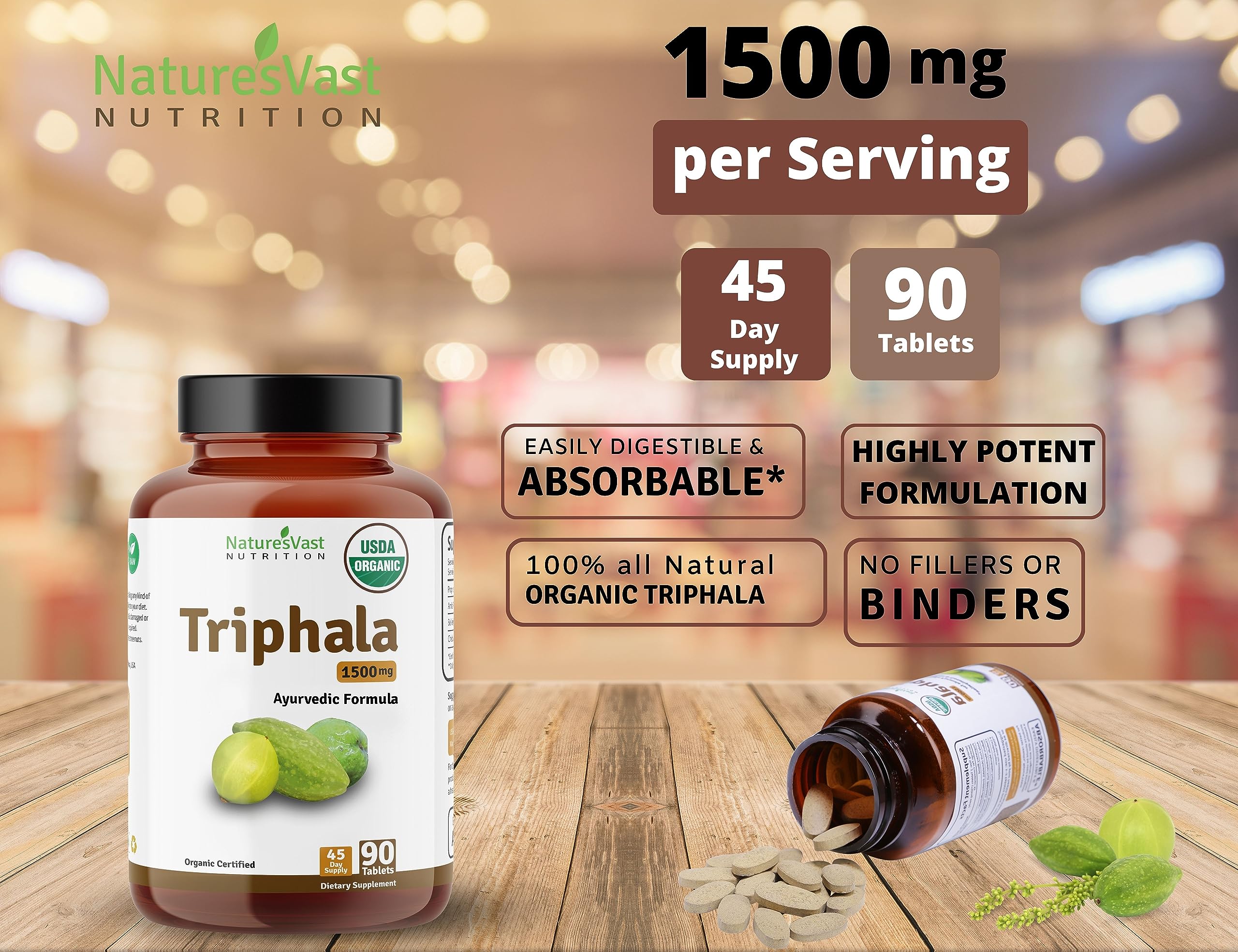 non-GMO triphala for holistic health