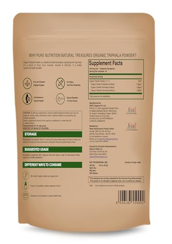 non-GMO triphala herbal supplement