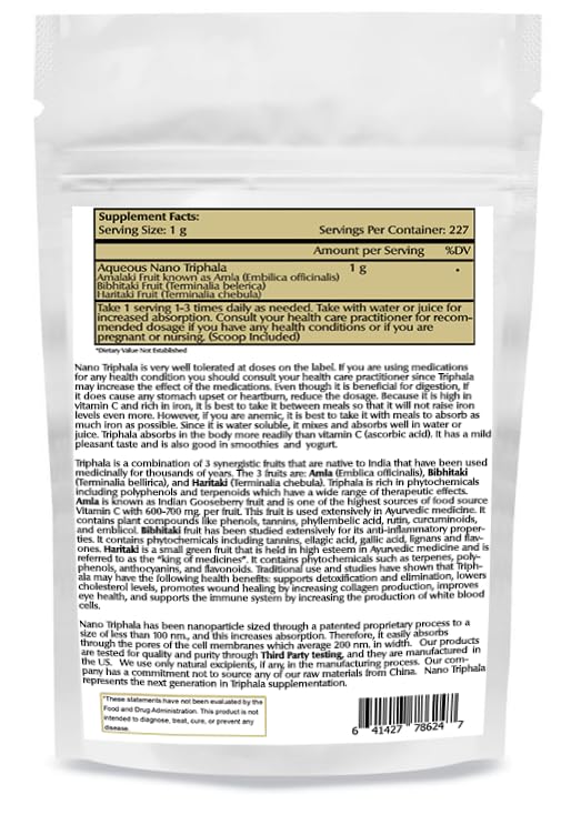 non-GMO triphala powder benefits