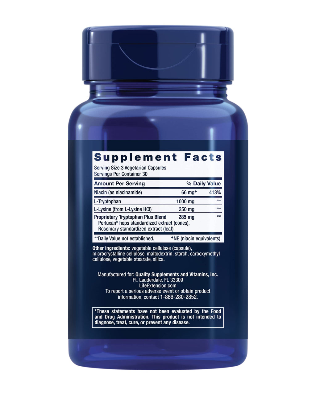 non-GMO tryptophan for restful nights