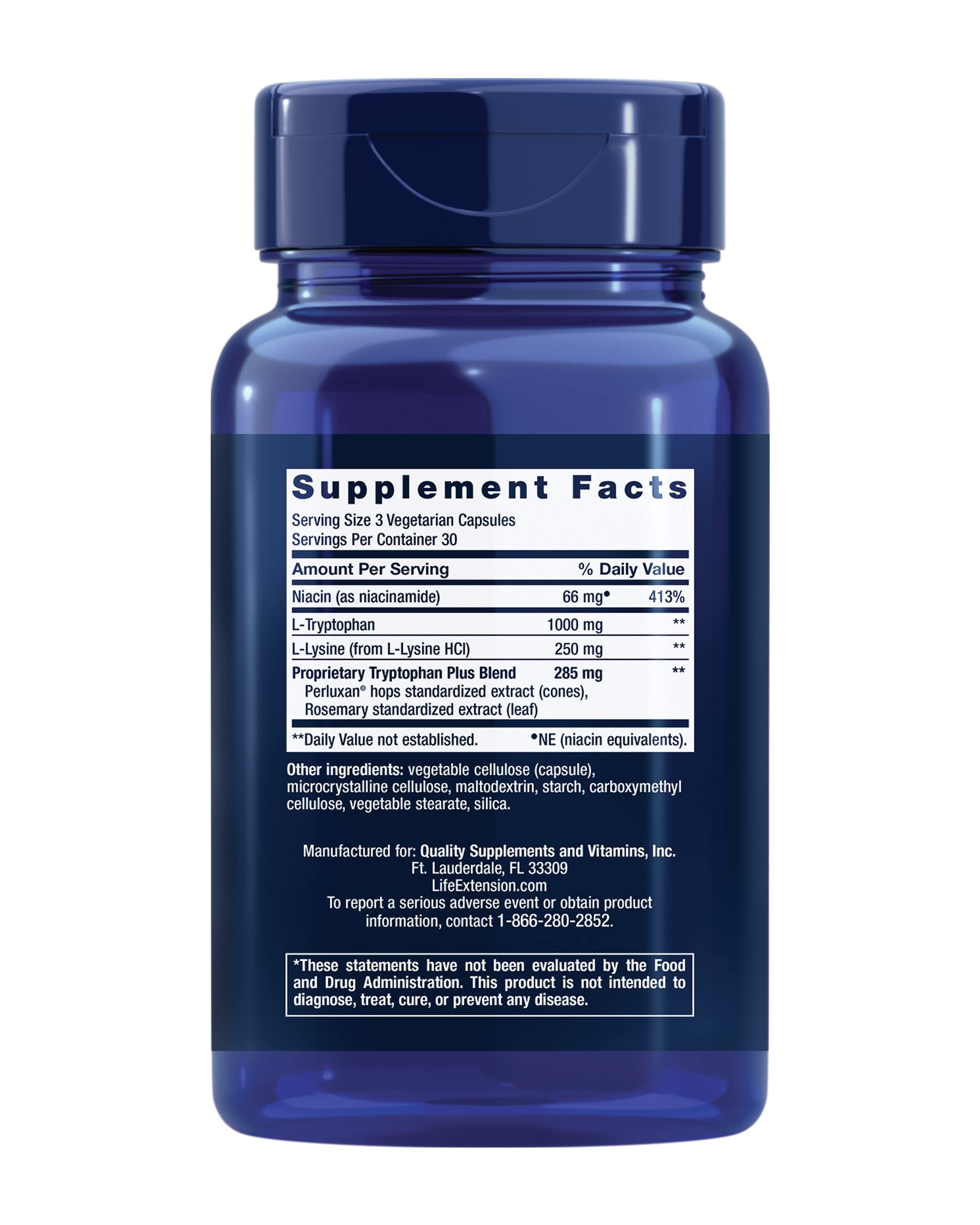 non-GMO tryptophan for restful nights