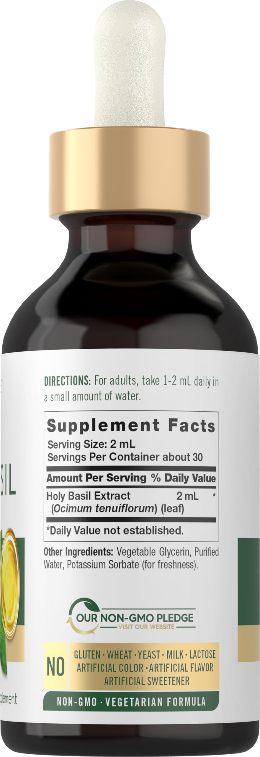 Non-GMO tulsi leaf drops