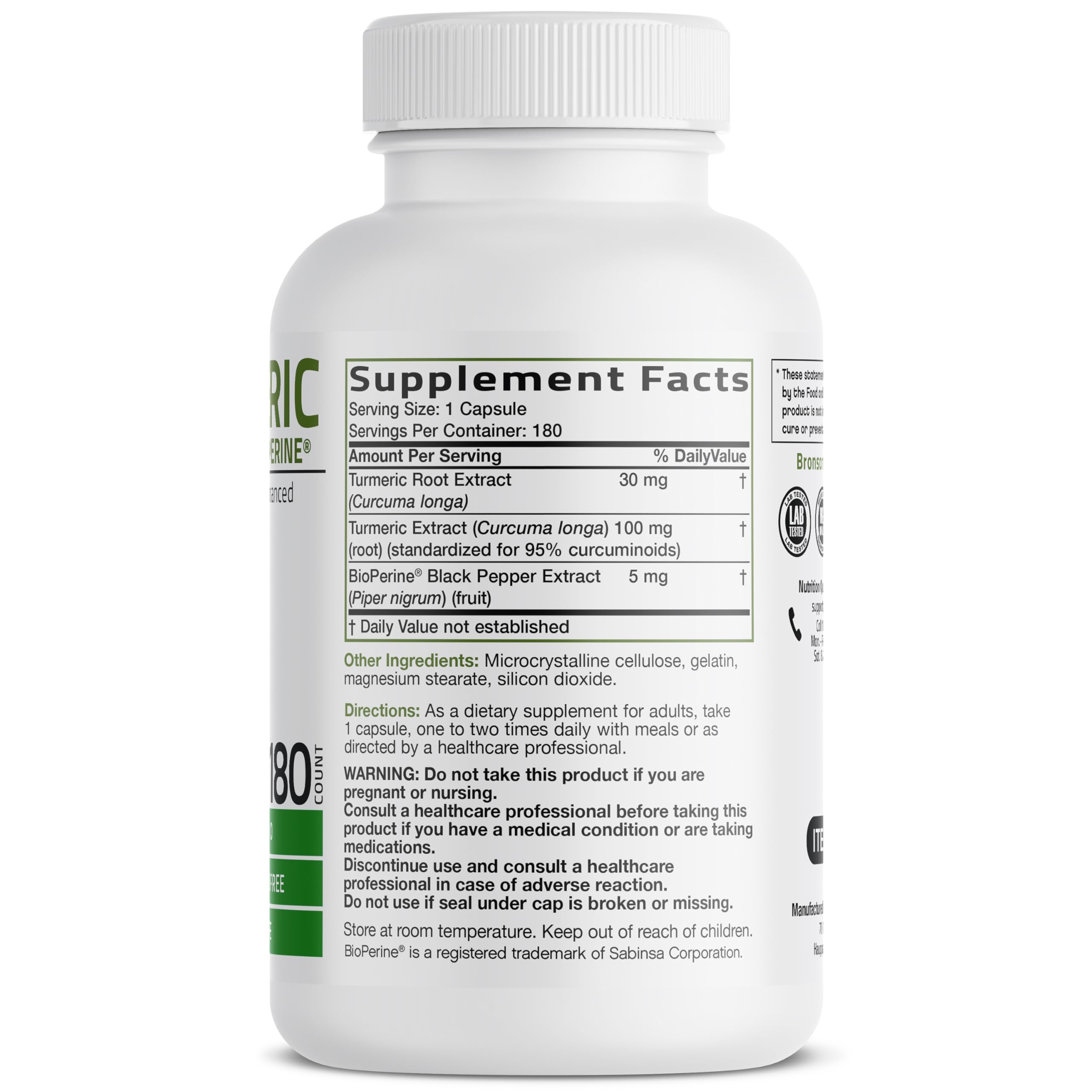non-GMO turmeric curcumin for wellness