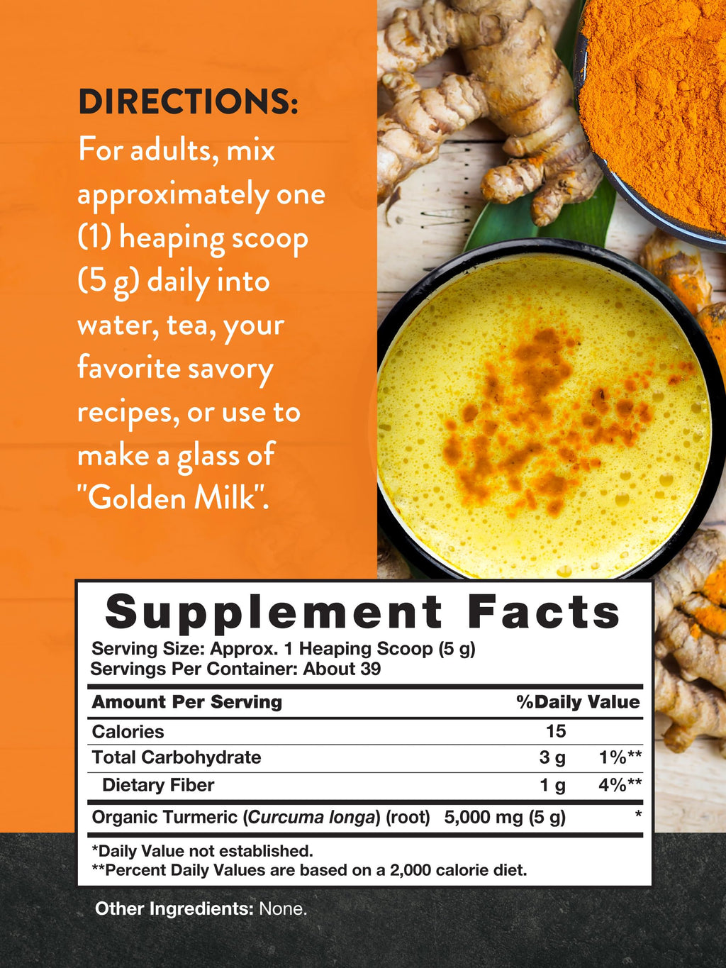 non-GMO turmeric for wellness