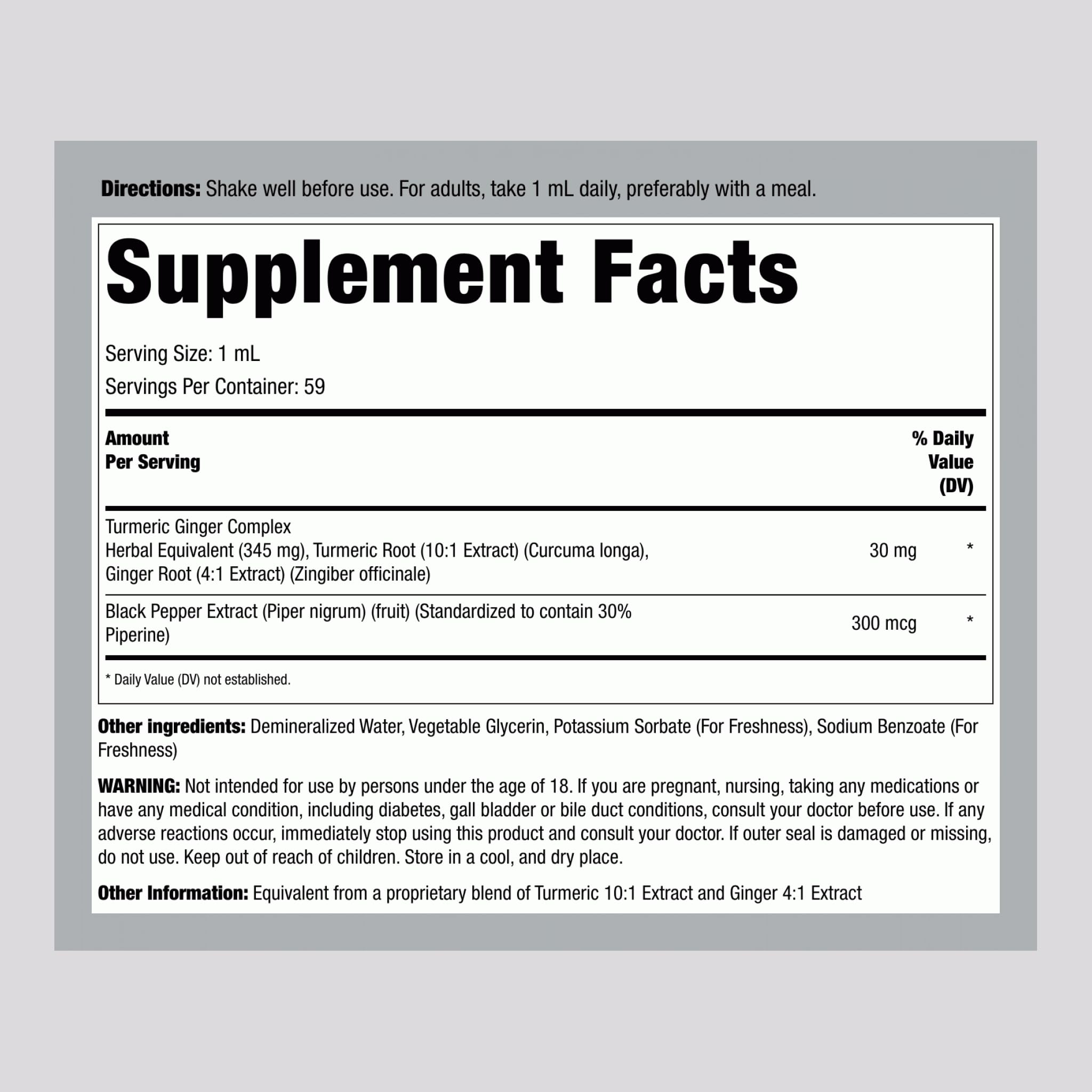 non-GMO turmeric health supplement