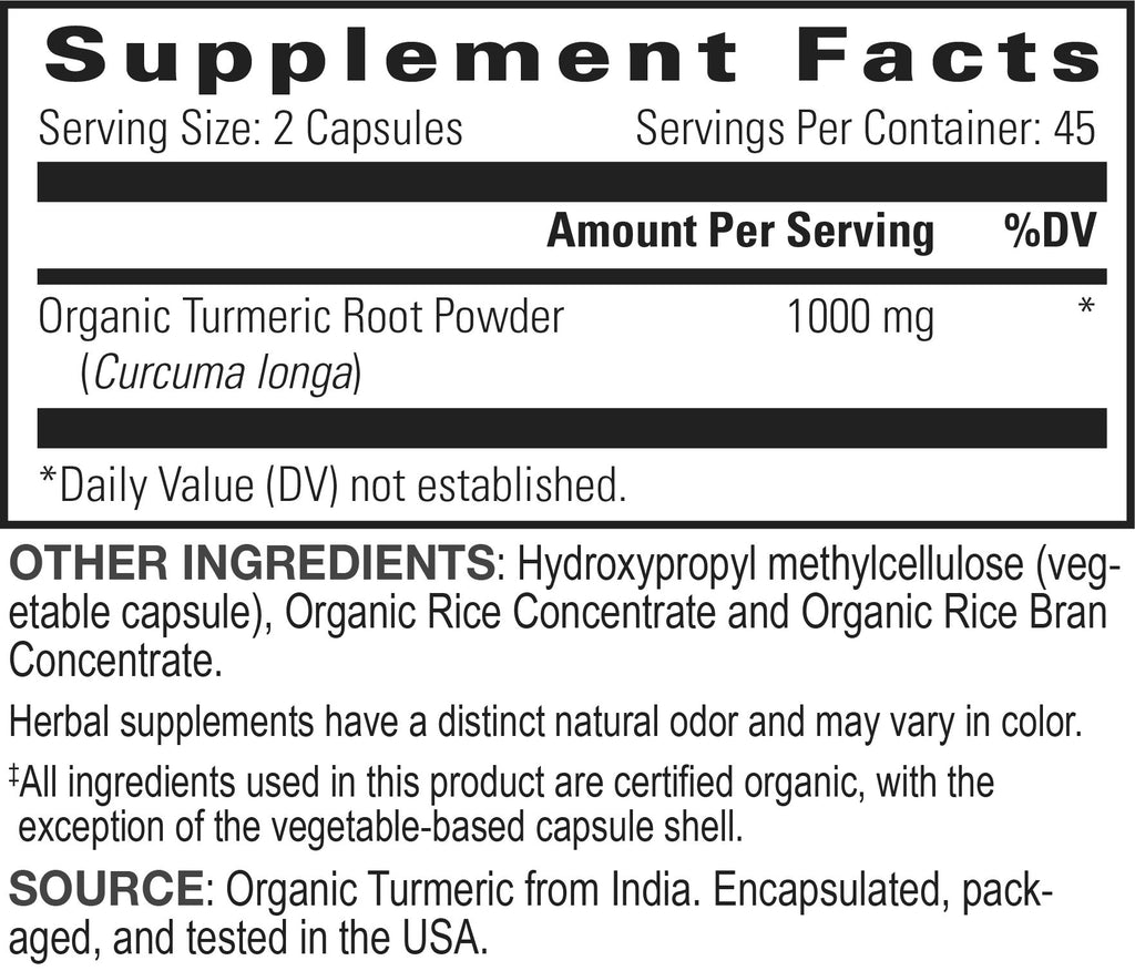 non-GMO turmeric supplement benefits